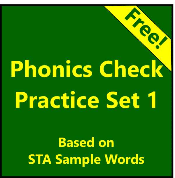 Phonics Check Practice Materials - Set 1 | Primary Tools